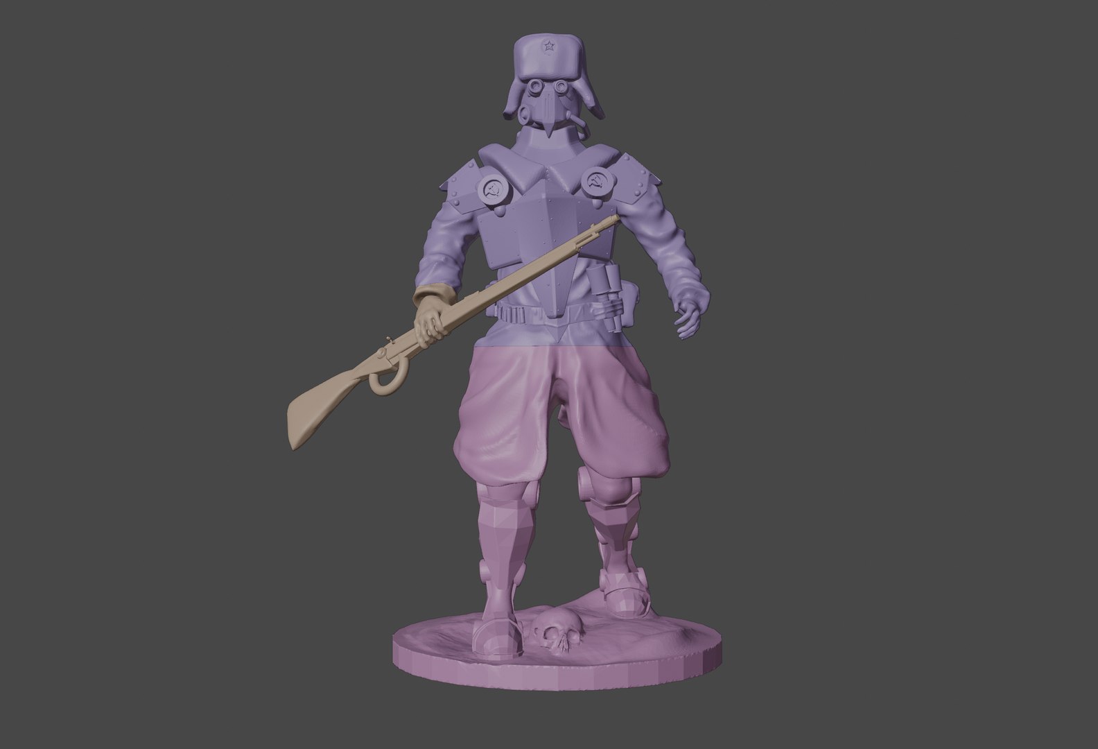 USSR Red Army Infantry 3D Print 3D Model - TurboSquid 1797979