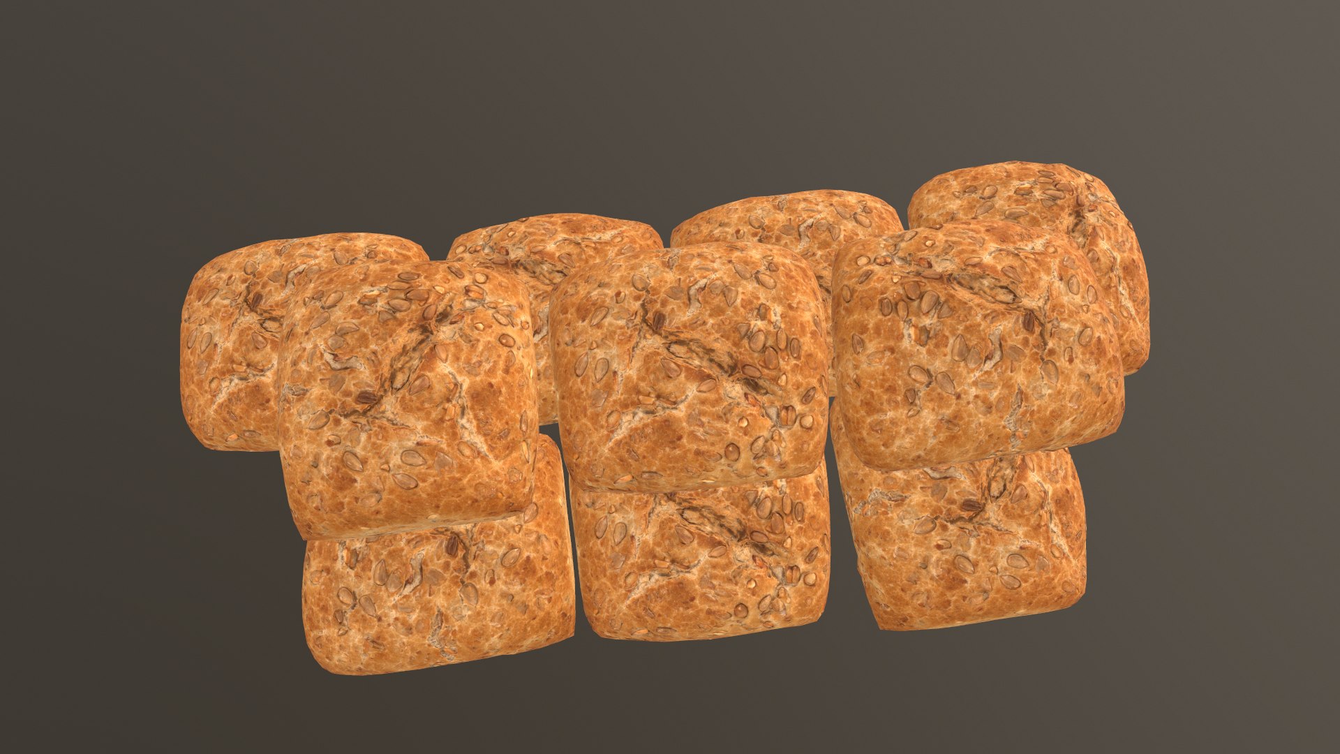 3D Bread Roll AR VR PBR Lowpoly With Game Ready 3d Model - TurboSquid ...
