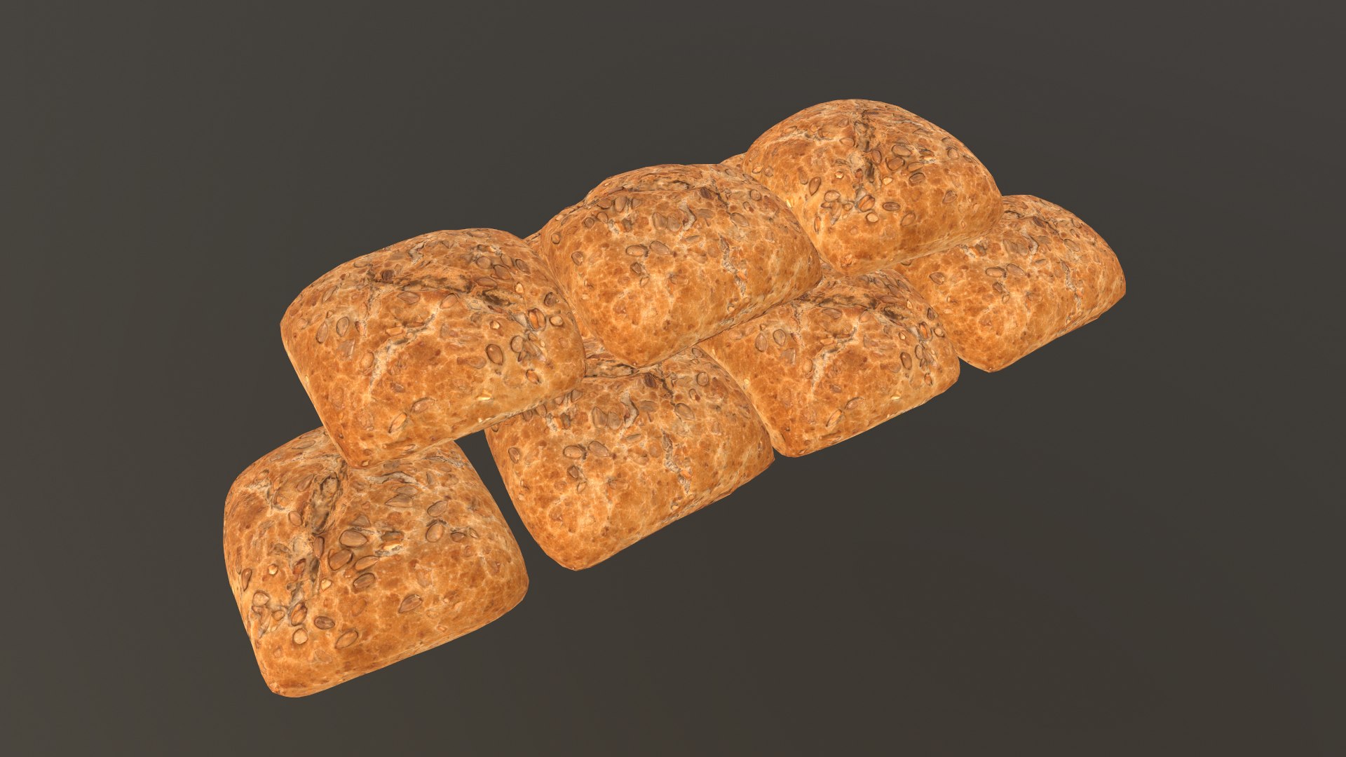 3D Bread Roll AR VR PBR Lowpoly With Game Ready 3d Model - TurboSquid ...