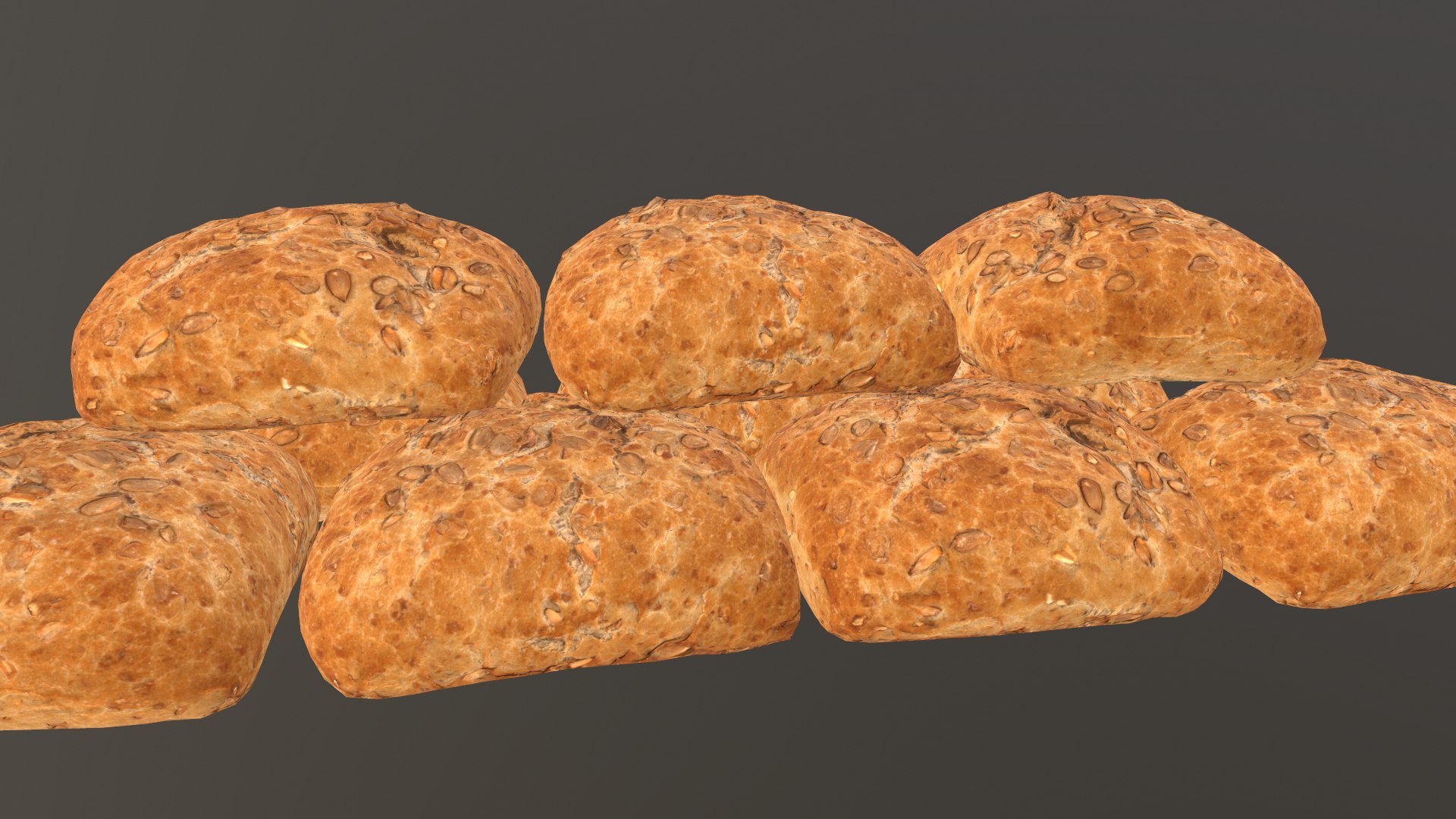 3D Bread Roll AR VR PBR Lowpoly With Game Ready 3d Model - TurboSquid 2094328