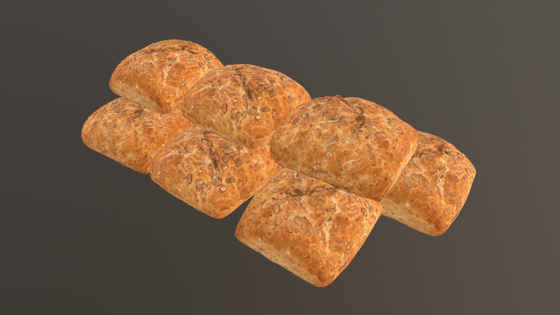 3D Bread Roll AR VR PBR Lowpoly With Game Ready 3d Model - TurboSquid ...