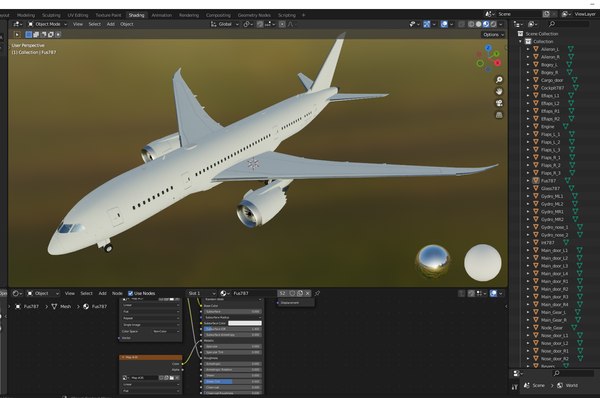 modelo 3d Boeing 787 Dreamliner - TurboSquid 2145965