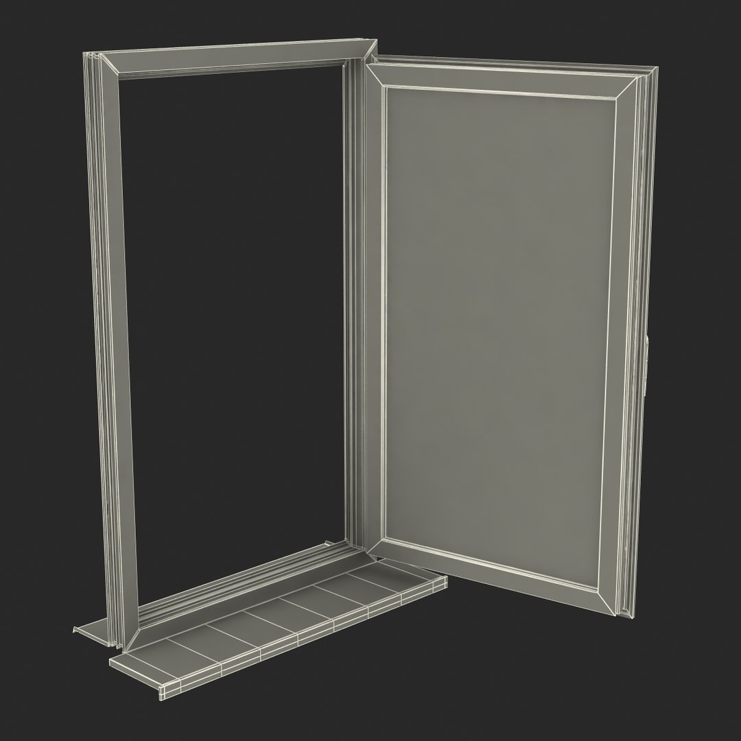 3d model plastic window