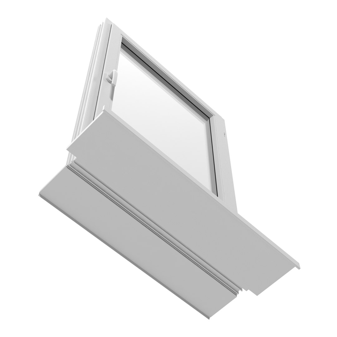 3d model plastic window