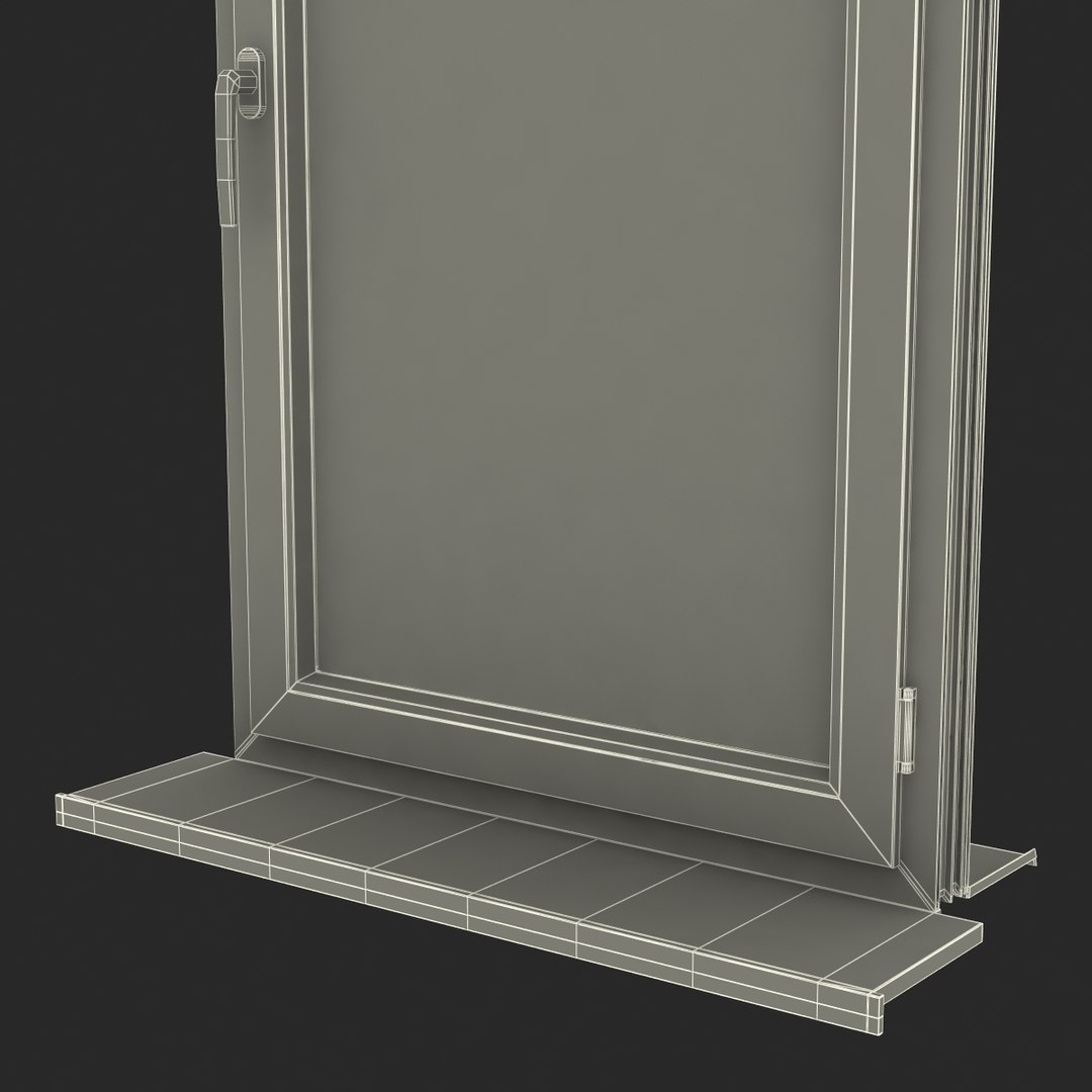 3d model plastic window