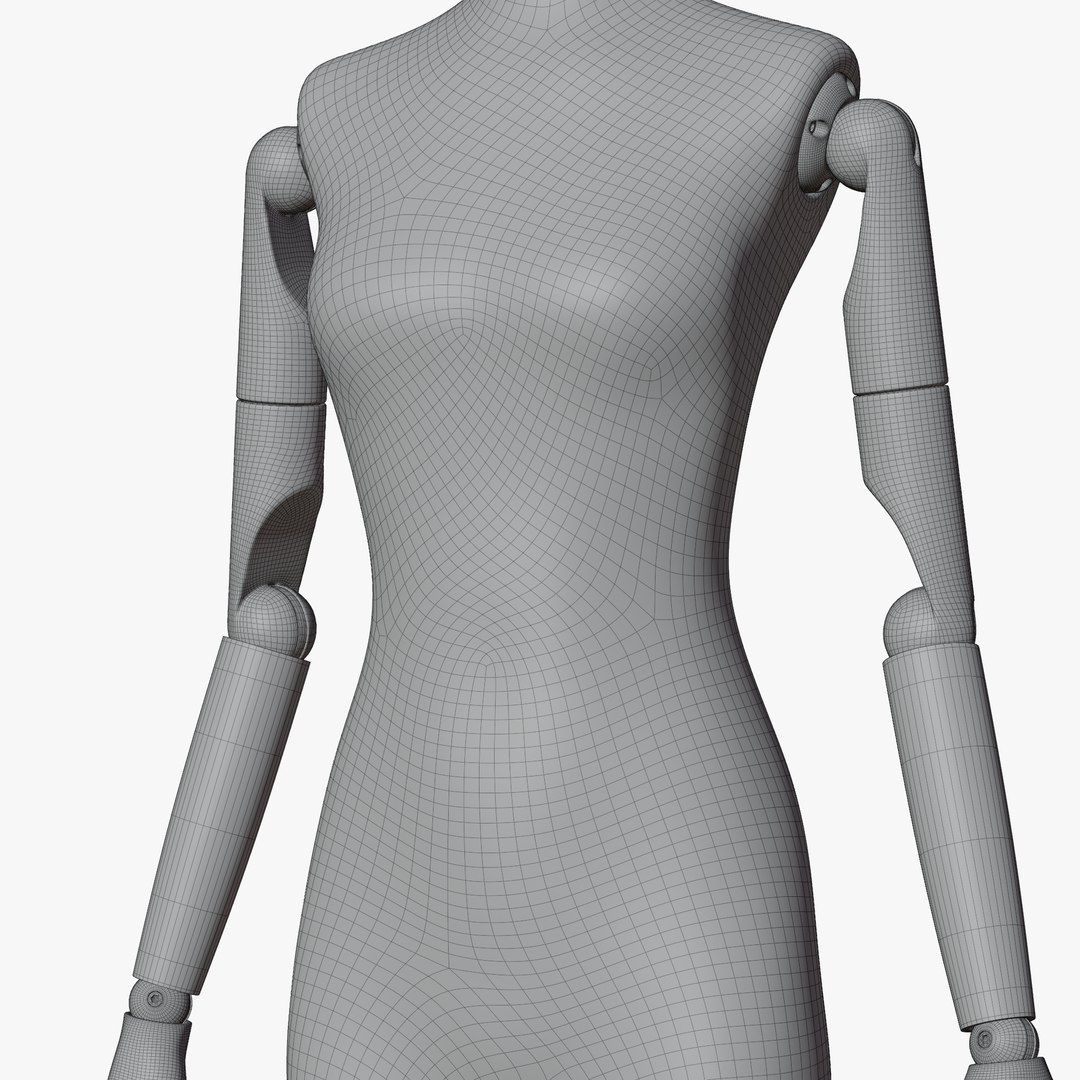 3D Sewing Female Mannequin 04 model - TurboSquid 2078709
