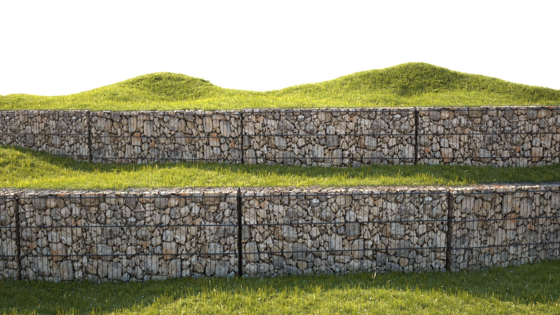 3D Gabion Architecture Design - TurboSquid 1380073