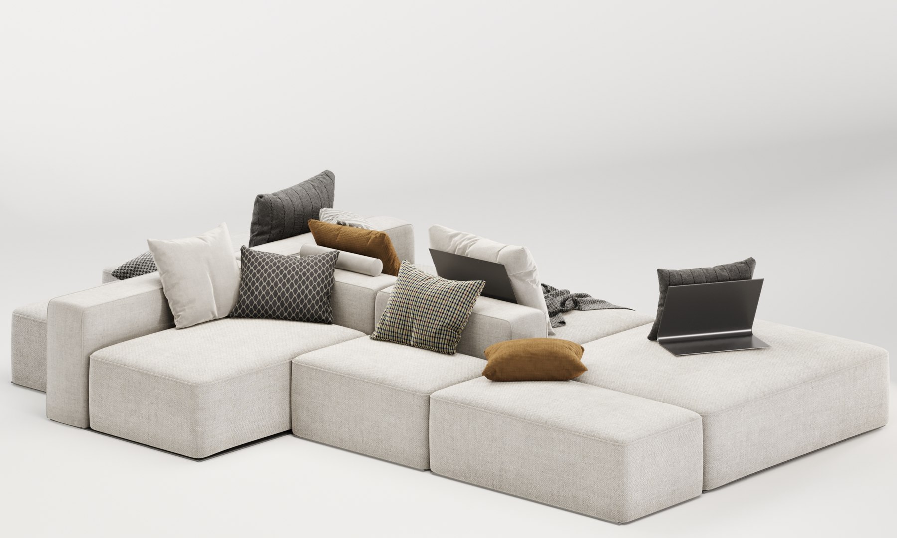 Westside Modular Sofa By Poliform 3D - TurboSquid 2141406