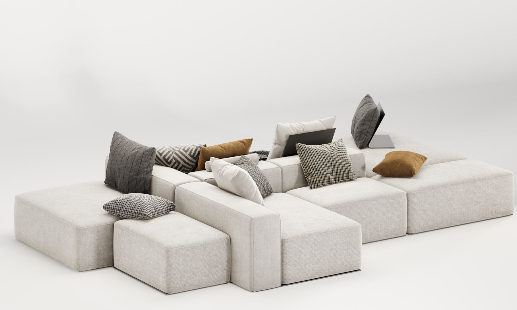 Westside Modular Sofa By Poliform 3D - TurboSquid 2141406