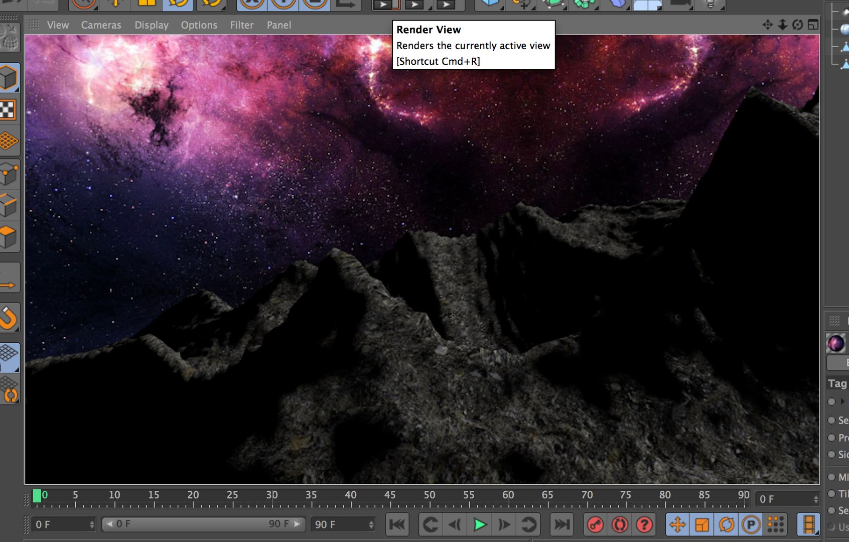 Dark Planet Surface 3d 3ds