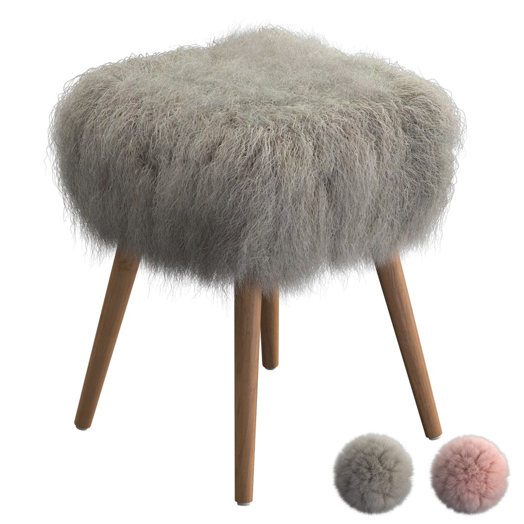 Goat Stool 3D - TurboSquid 2096728
