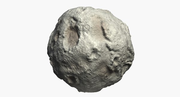 3d model of asteroid comet meteor