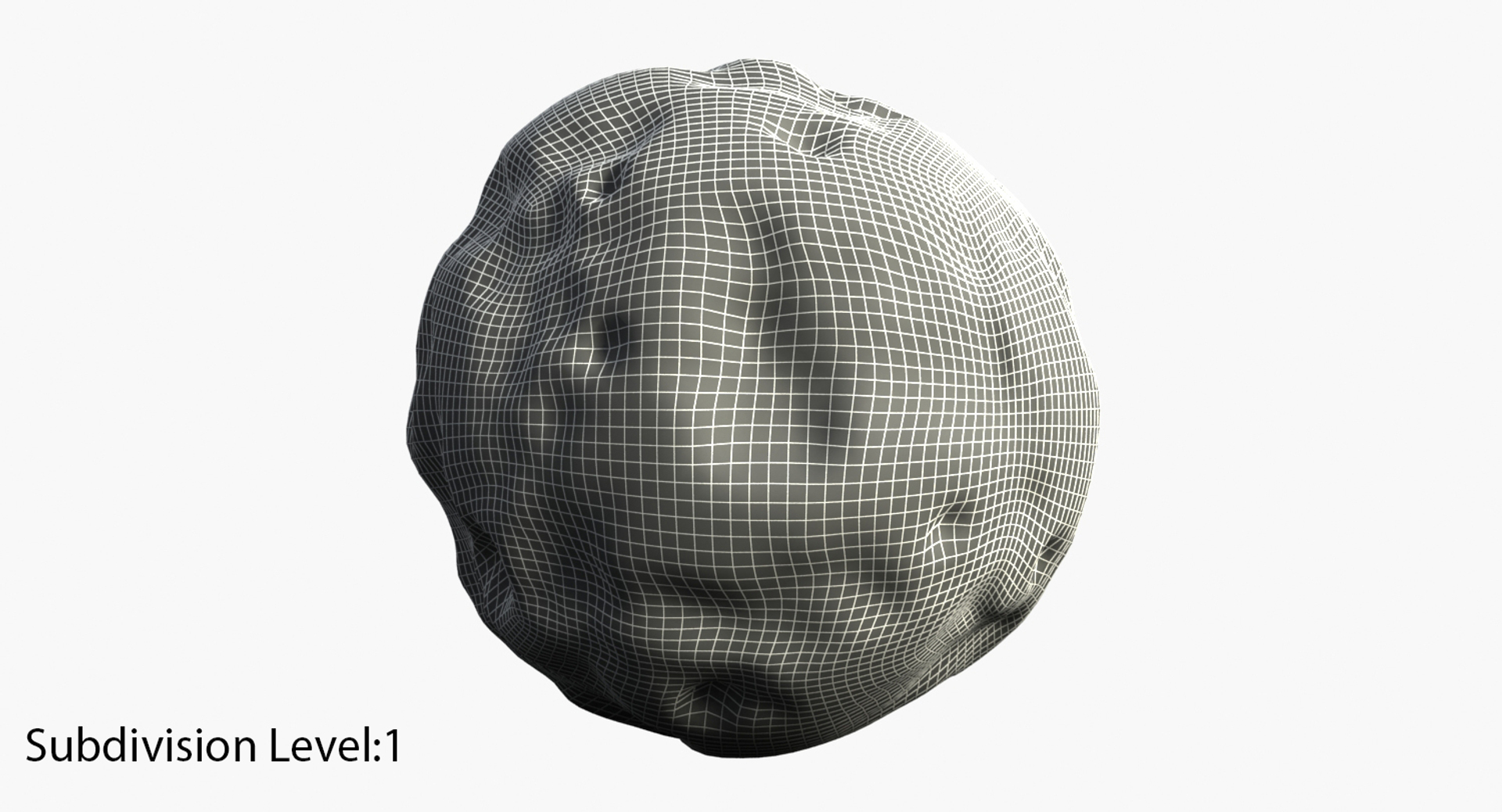 3d model of asteroid comet meteor