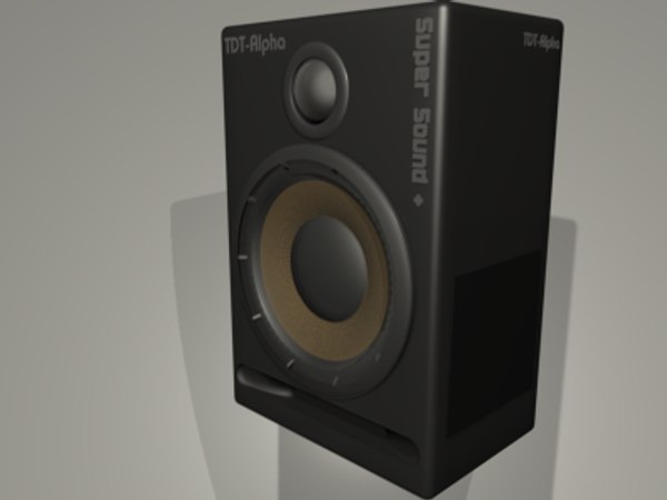 speaker - 3d model