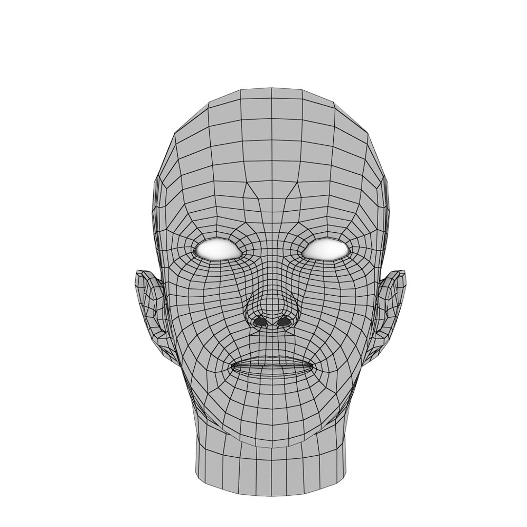 3d Head Mesh