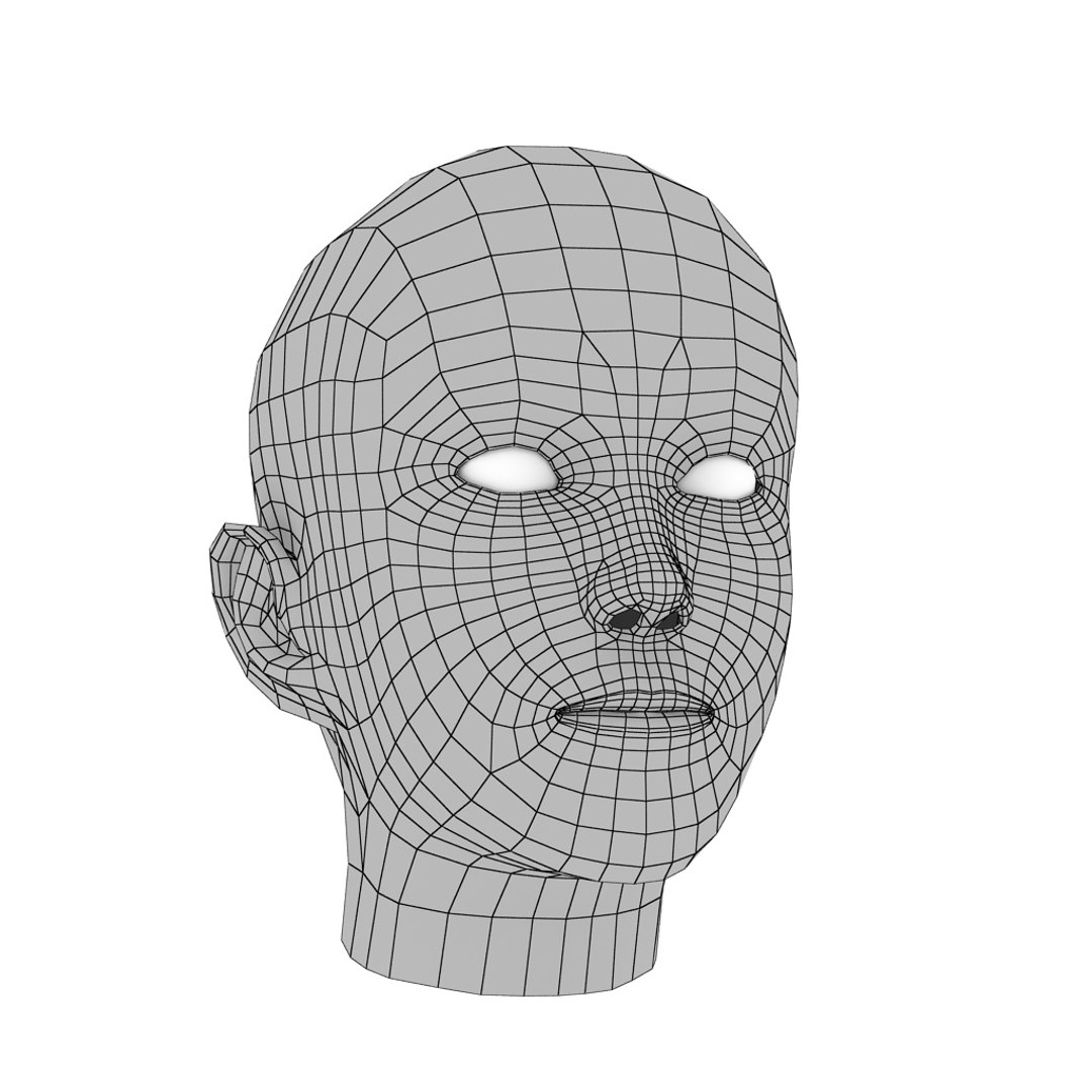 3d Head Mesh