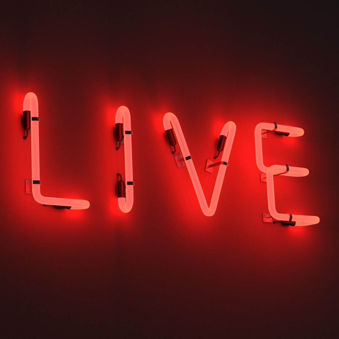 Neon Sign Live 3d 3ds