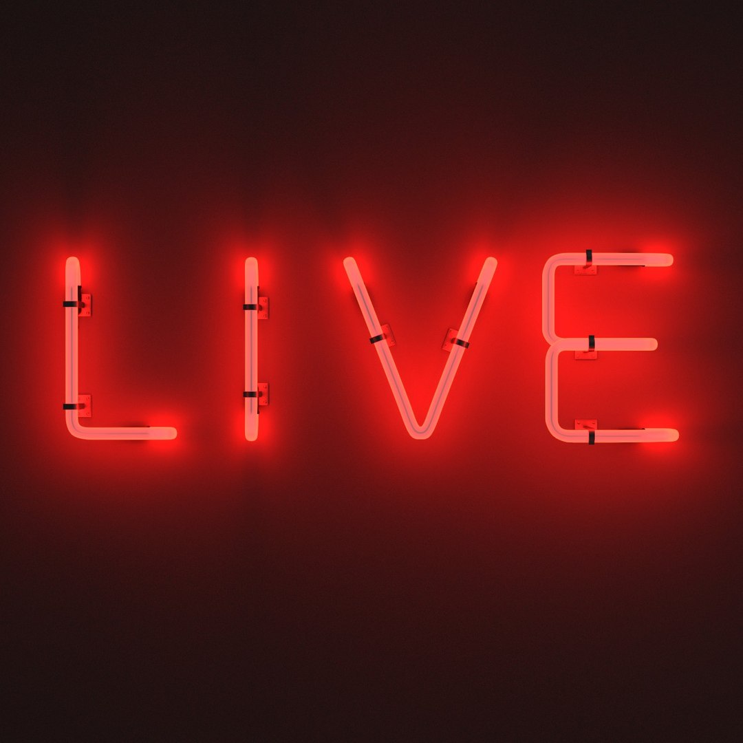 Neon Sign Live 3d 3ds