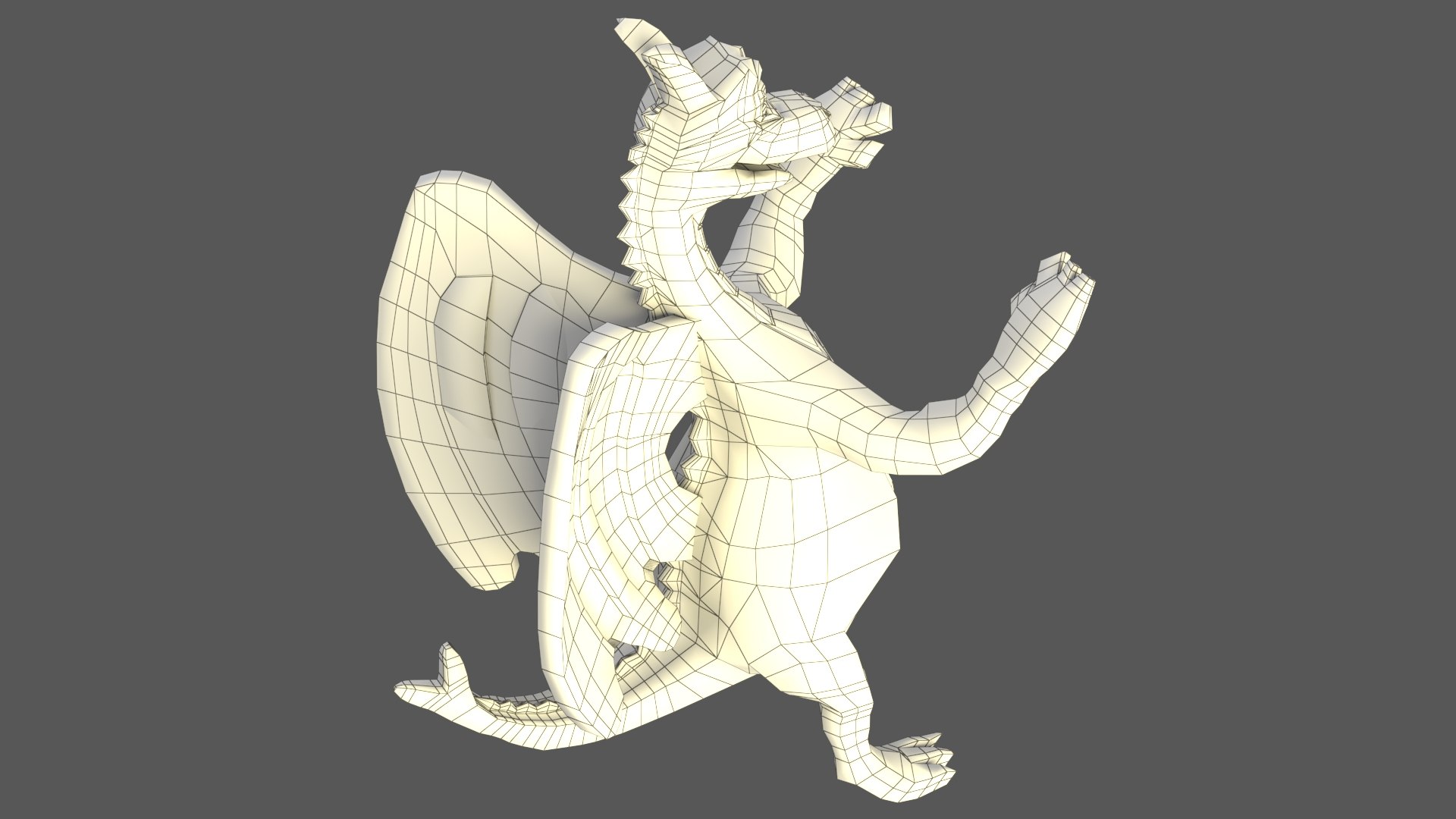 Cartoon Dragon V2 3D Model - TurboSquid 2376251