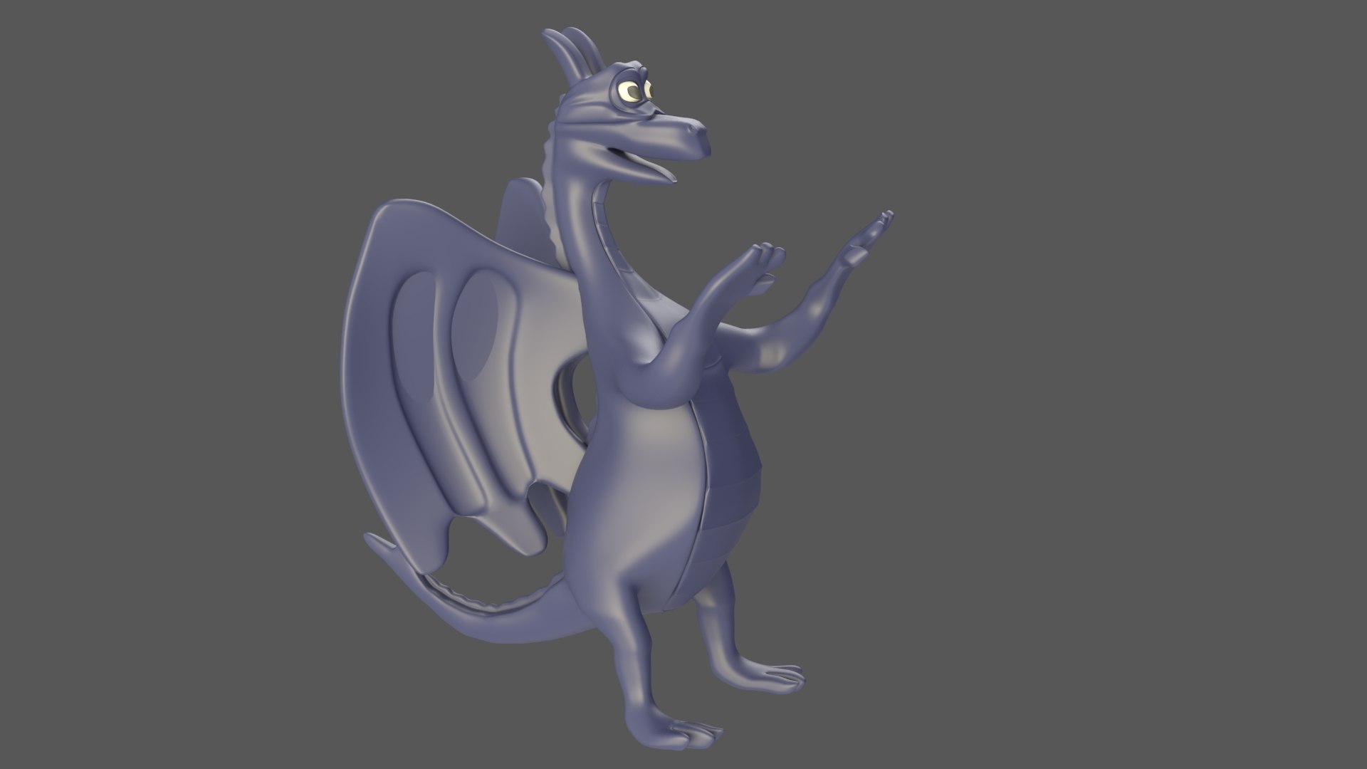 Cartoon Dragon V2 3D Model - TurboSquid 2376251