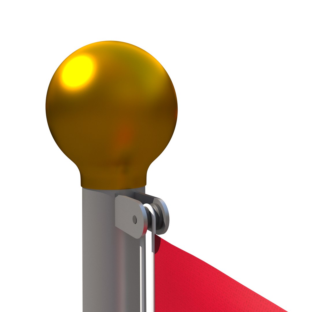 Realistic Waving Flag 3D Model - TurboSquid 1478046