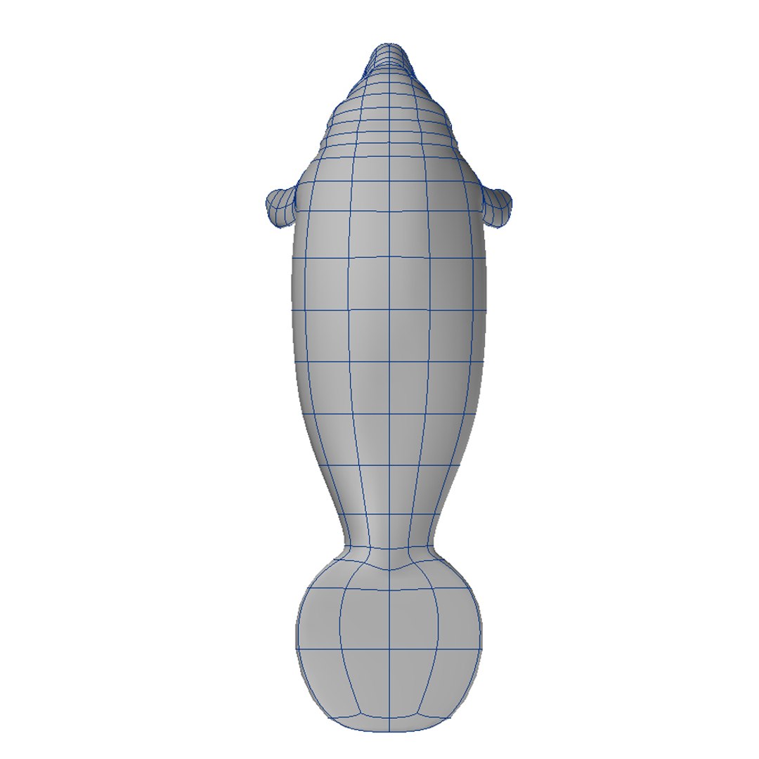 Manatee Stellar Sea 3d Dxf