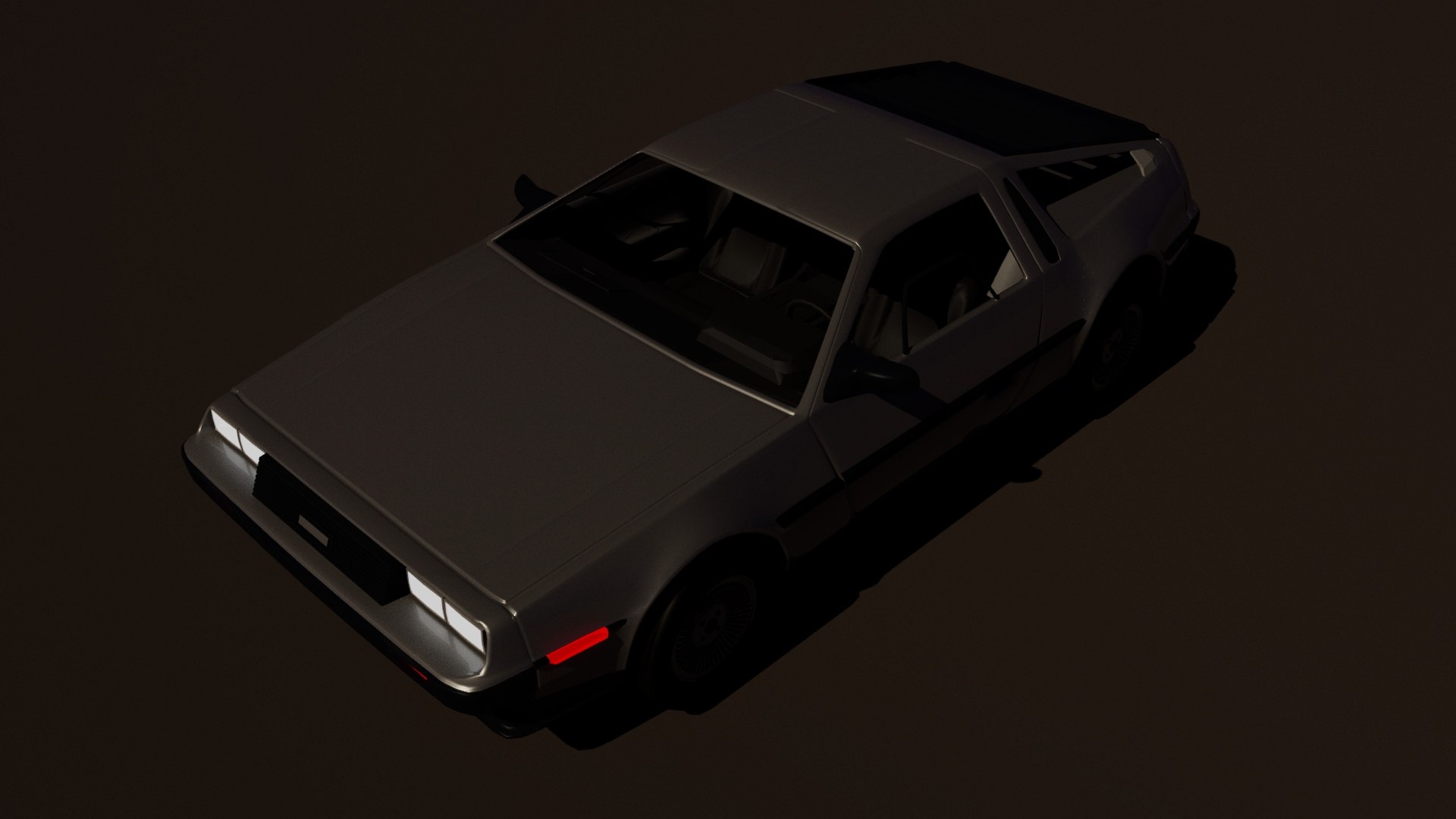 DeLorean DMC-12 3D Model - TurboSquid 2246647