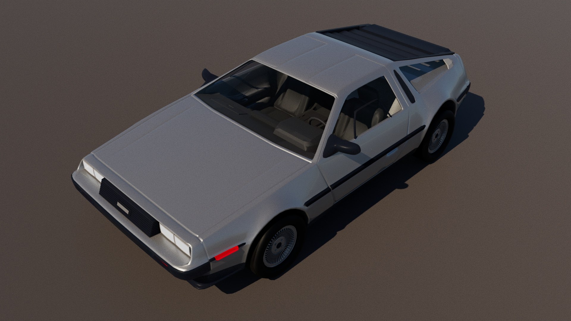 DeLorean DMC-12 3D Model - TurboSquid 2246647