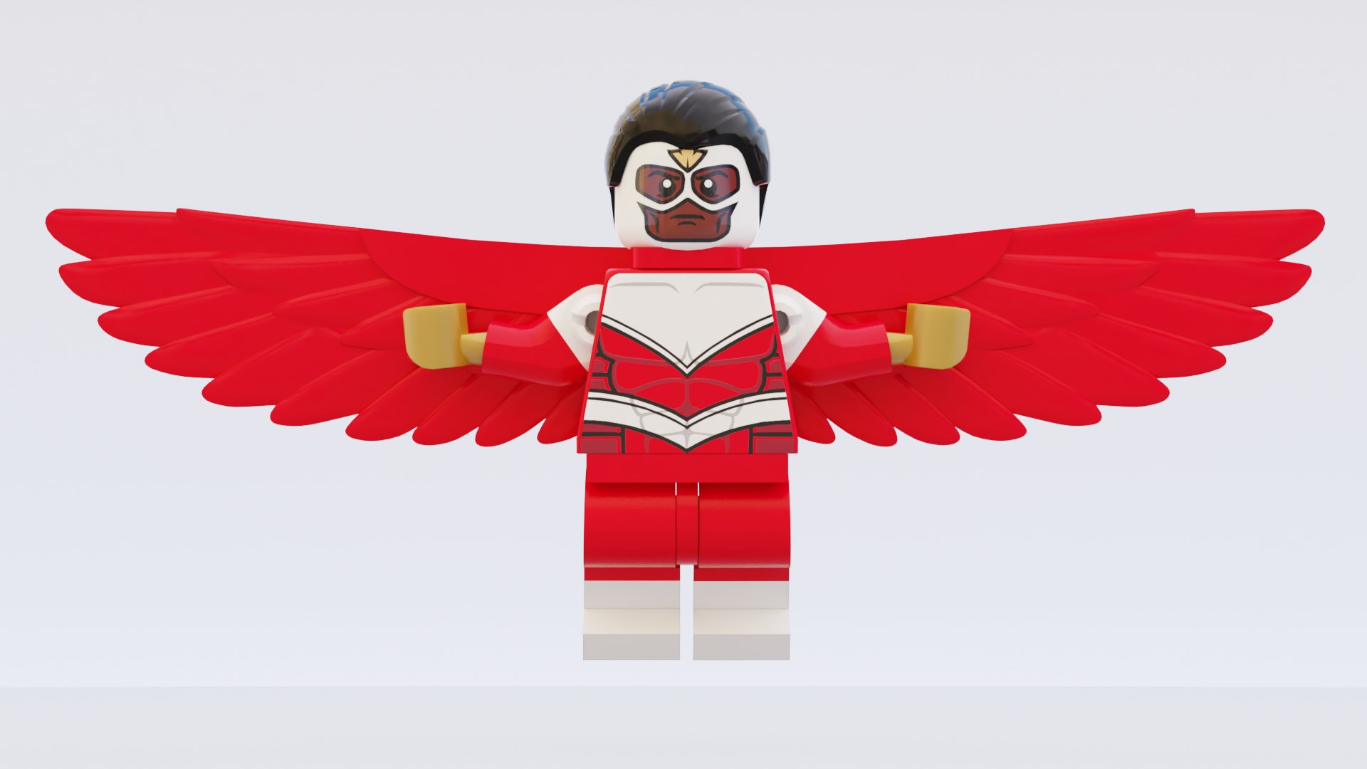 3D Lego Rhodey And Falcon Mini Pack Model - TurboSquid 1988306