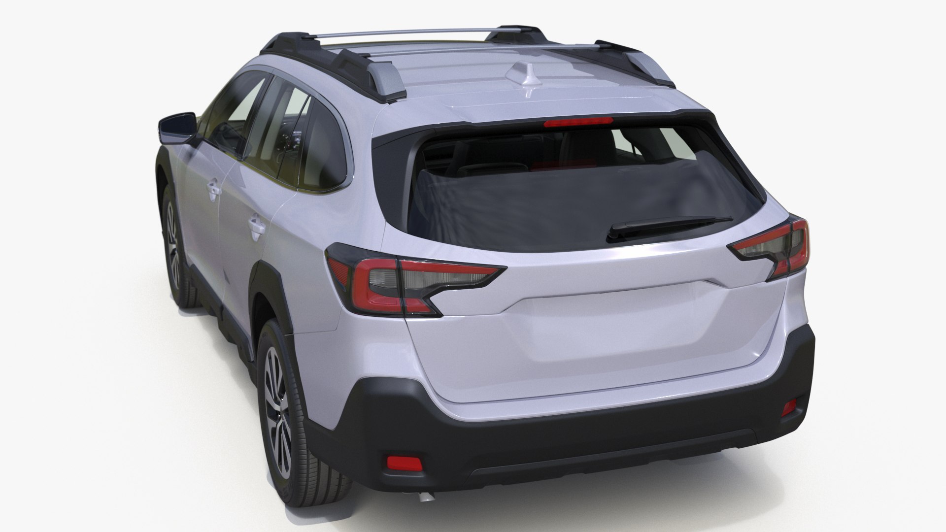 Modern City Crossover Silver Simplified 3D Model - TurboSquid 2357721