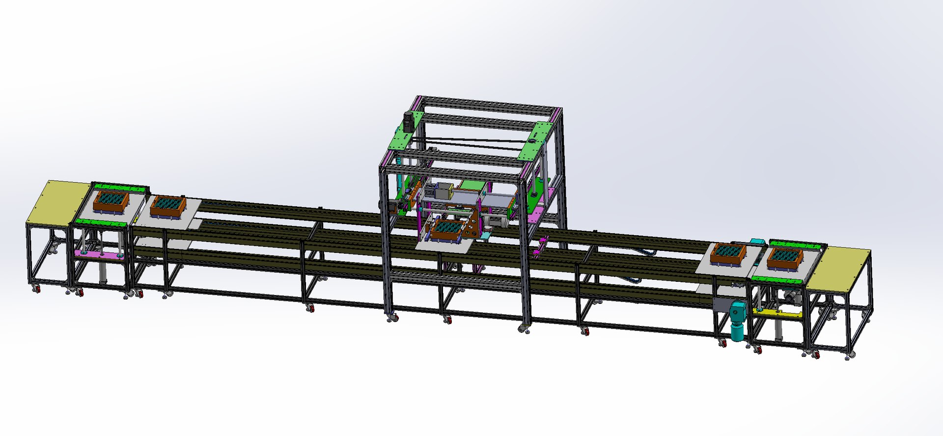 3D Automatic Production Line For Battery Pack Electrode Welding ...