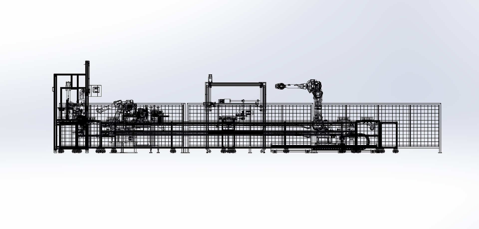 3D Automatic Production Line For Battery Pack Electrode Welding ...