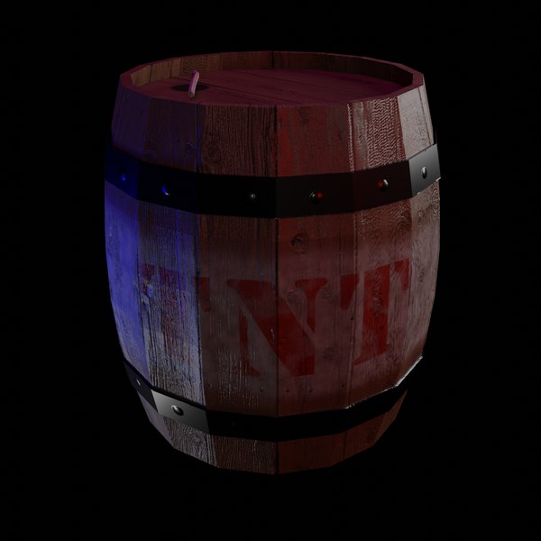 Tnt barrel 3D model - TurboSquid 1683284