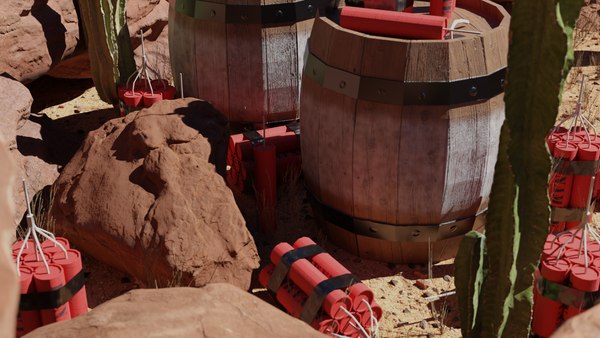 Tnt barrel 3D model - TurboSquid 1683284