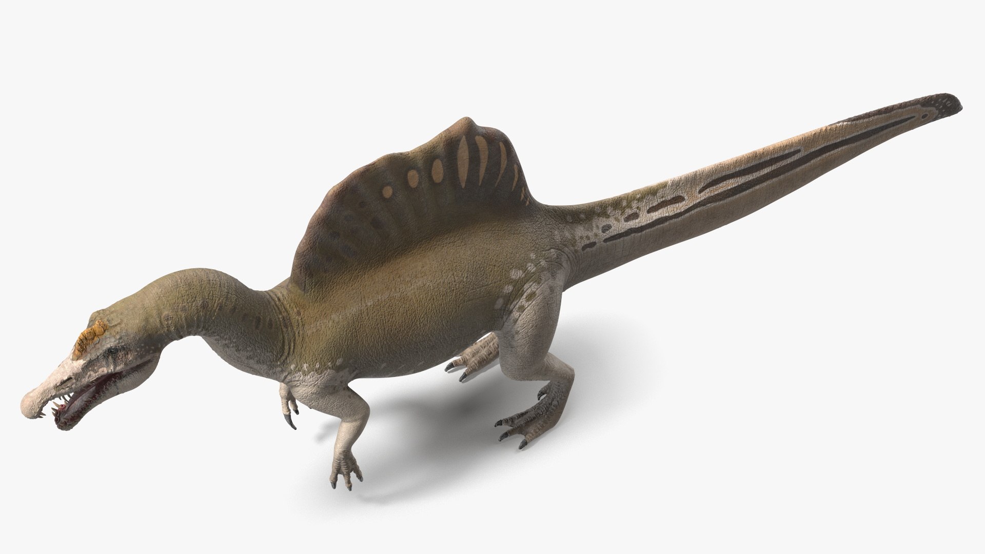 Spinosaurus Aegyptiacus Yellow Basic Pose 3D - TurboSquid 2267796