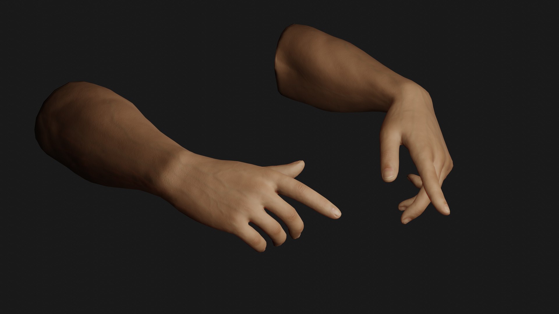 Male Hands Rigged 3D Model - TurboSquid 1749352