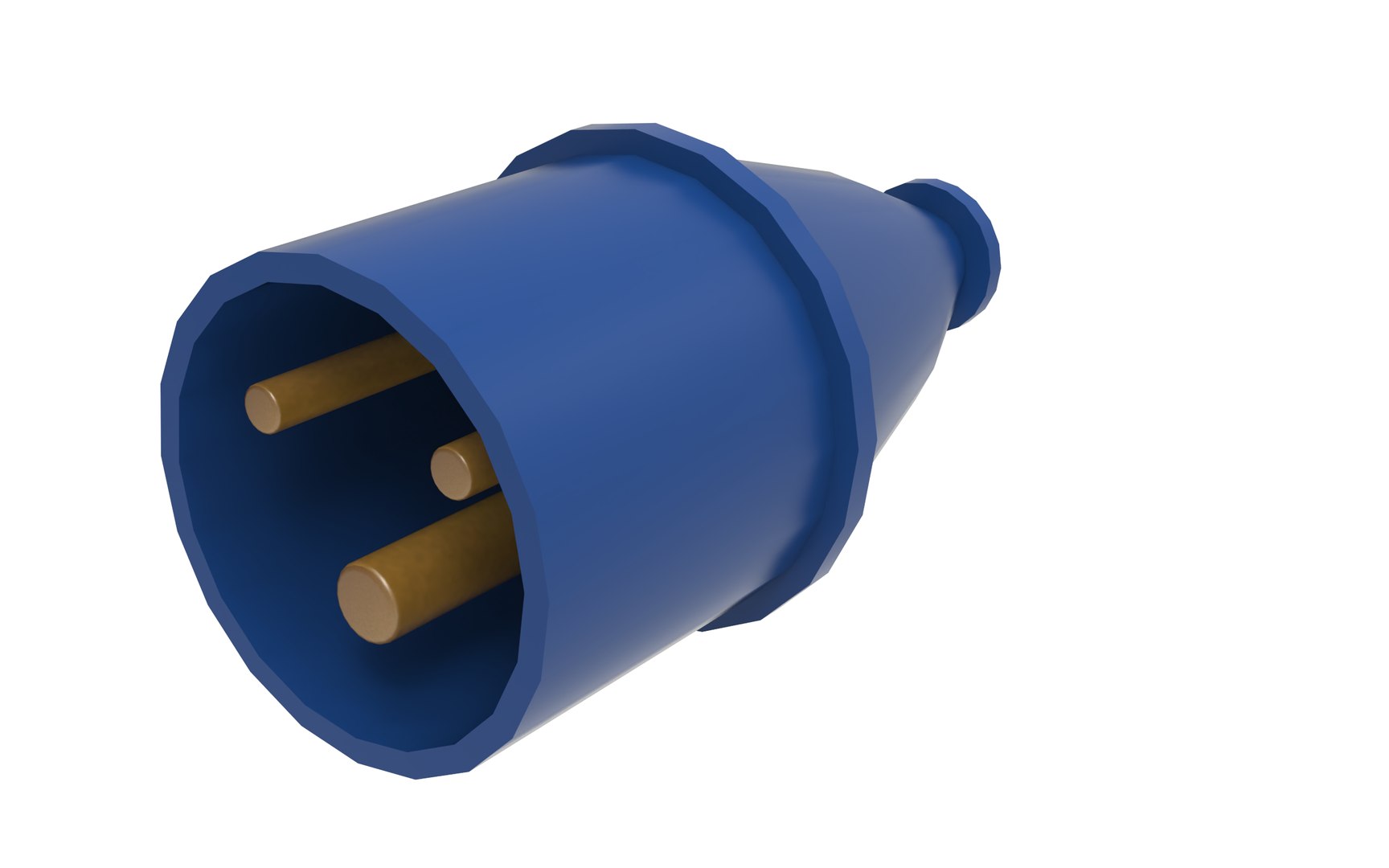 Single Phase Plug 3D Model - TurboSquid 2133581
