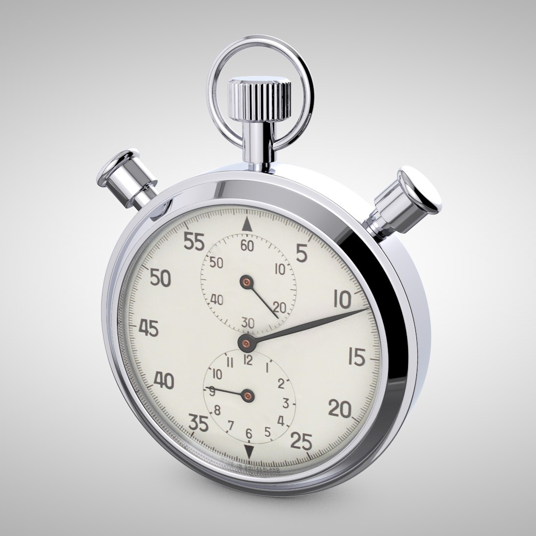 3d Model Stopwatch Stop Watch