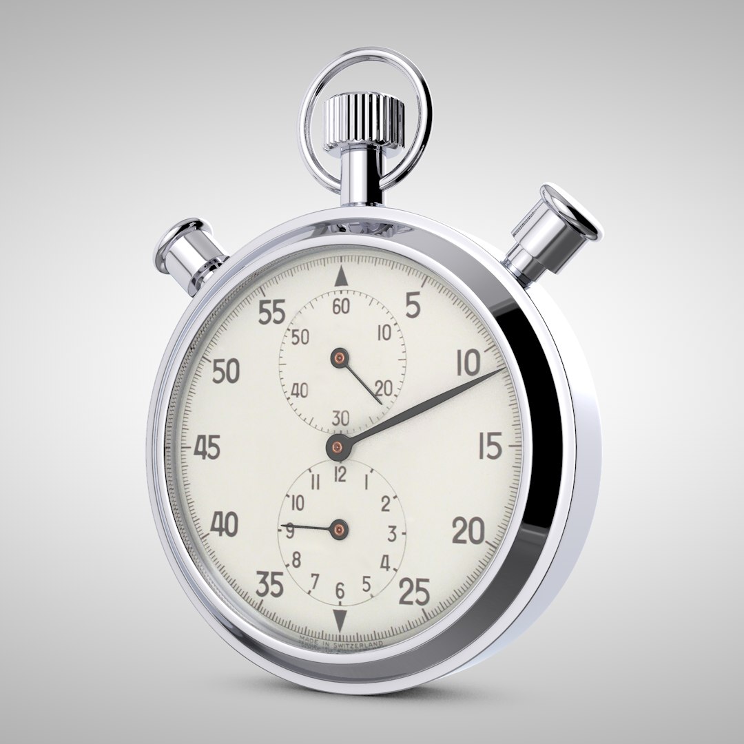 3d Model Stopwatch Stop Watch