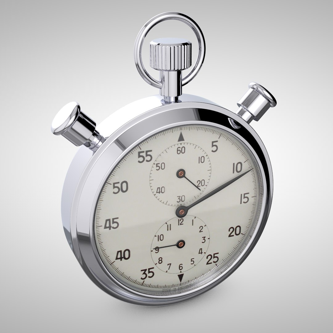 3d Model Stopwatch Stop Watch