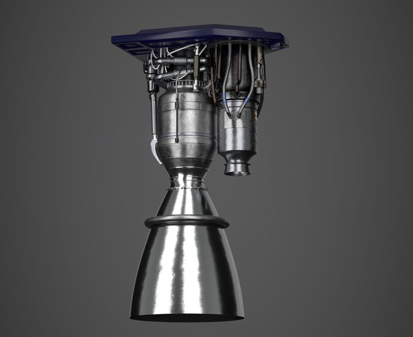 3D модель Ракетный двигатель - TurboSquid 1729239