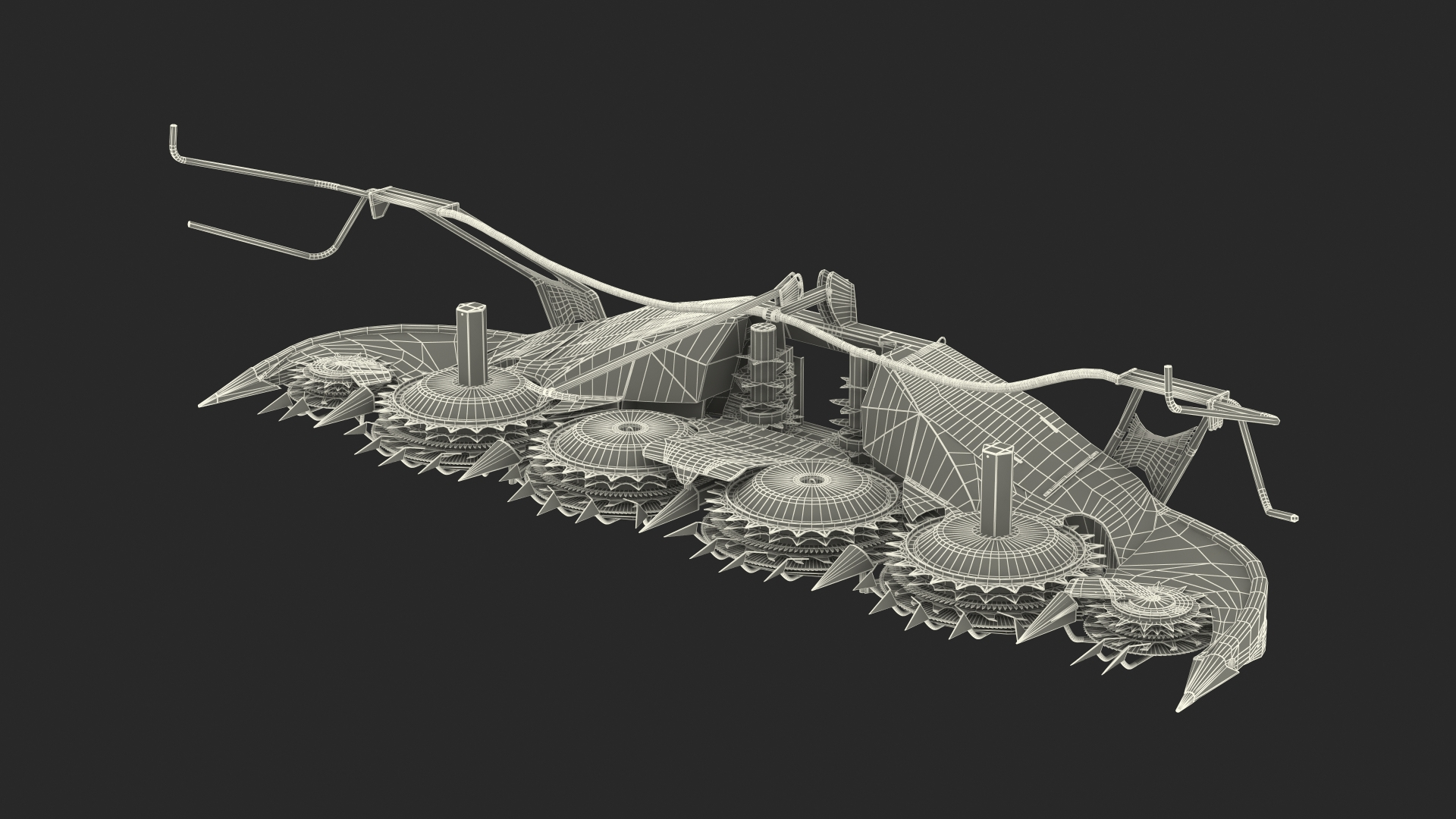 Rotary Corn Head Harvesting Unit 3D Model - TurboSquid 1953268
