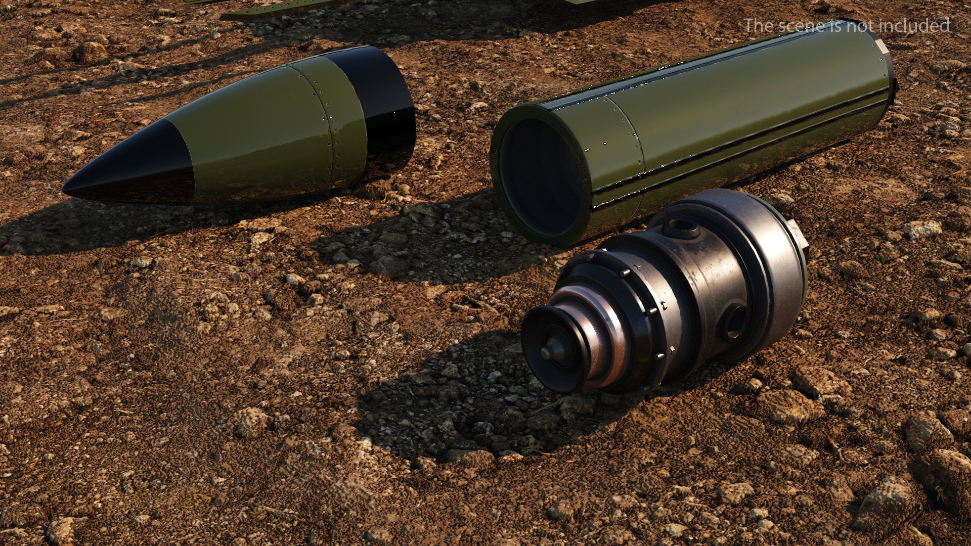 3D Sam Rocket Components - TurboSquid 1624491