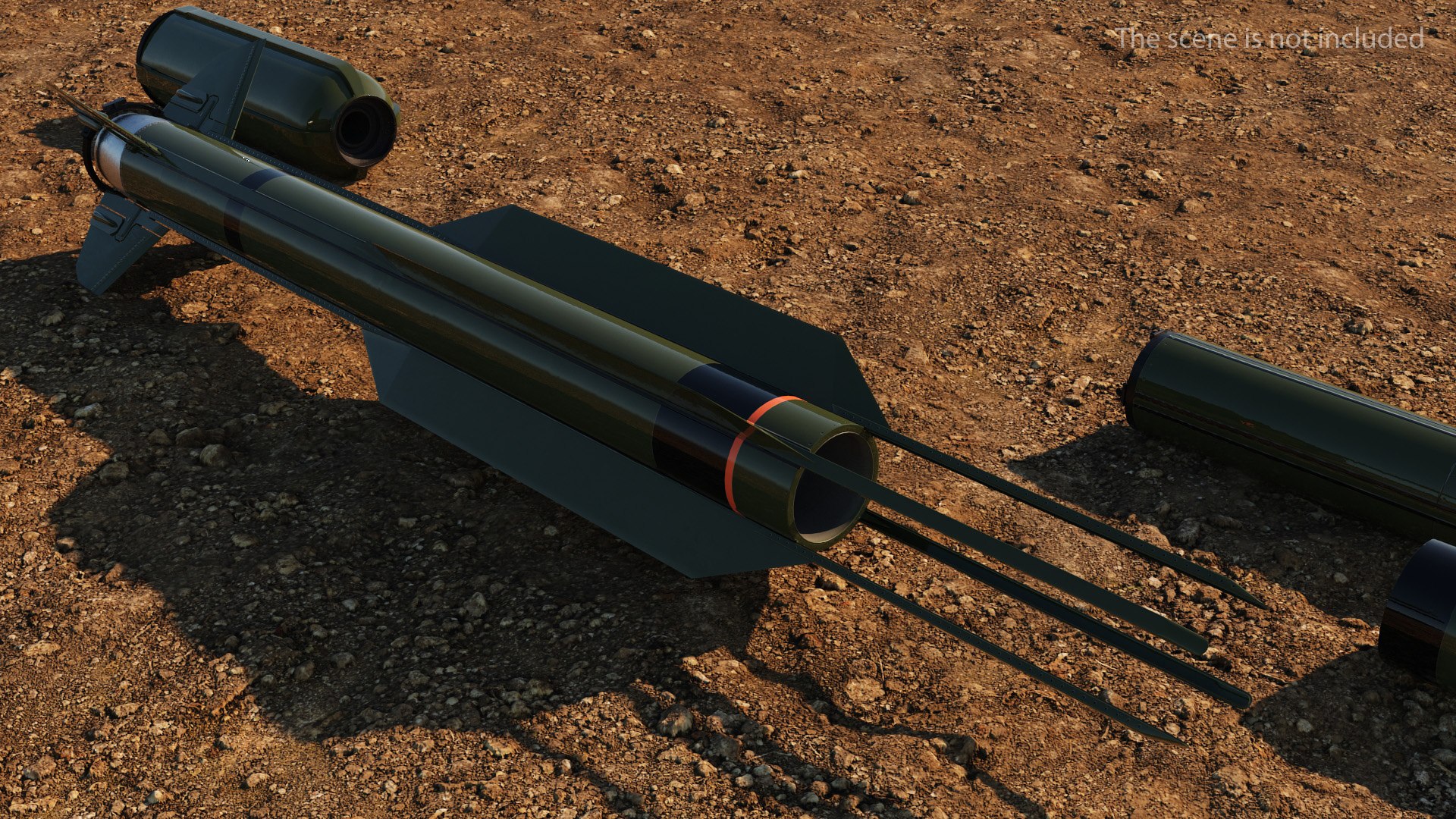 3D Sam Rocket Components - TurboSquid 1624491