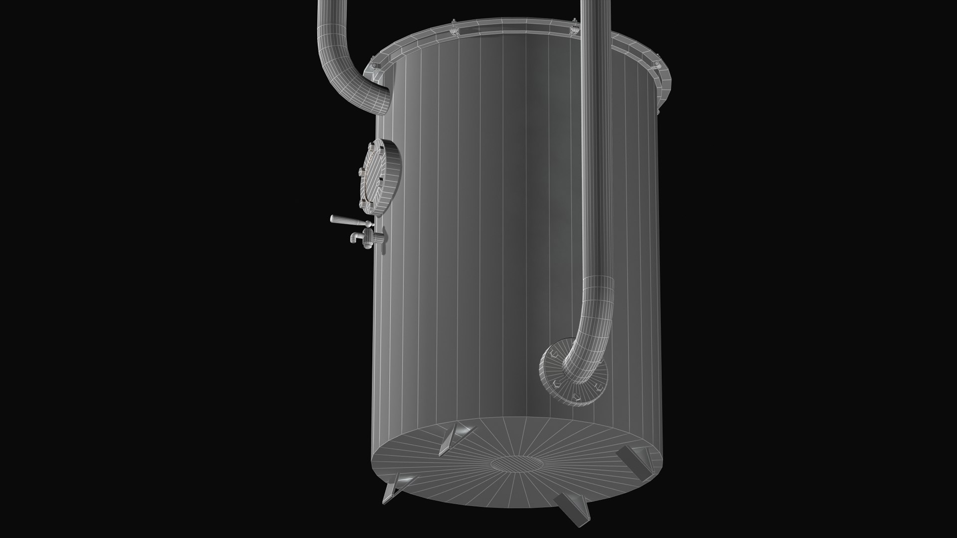 3d Model Of Distilling