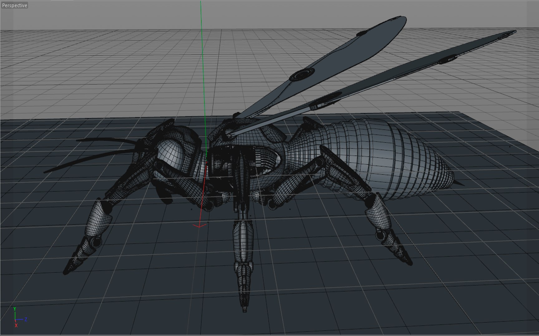 c4d robot wasp
