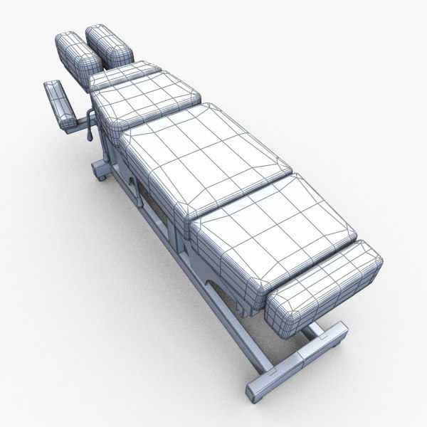 3d model chiropractic table