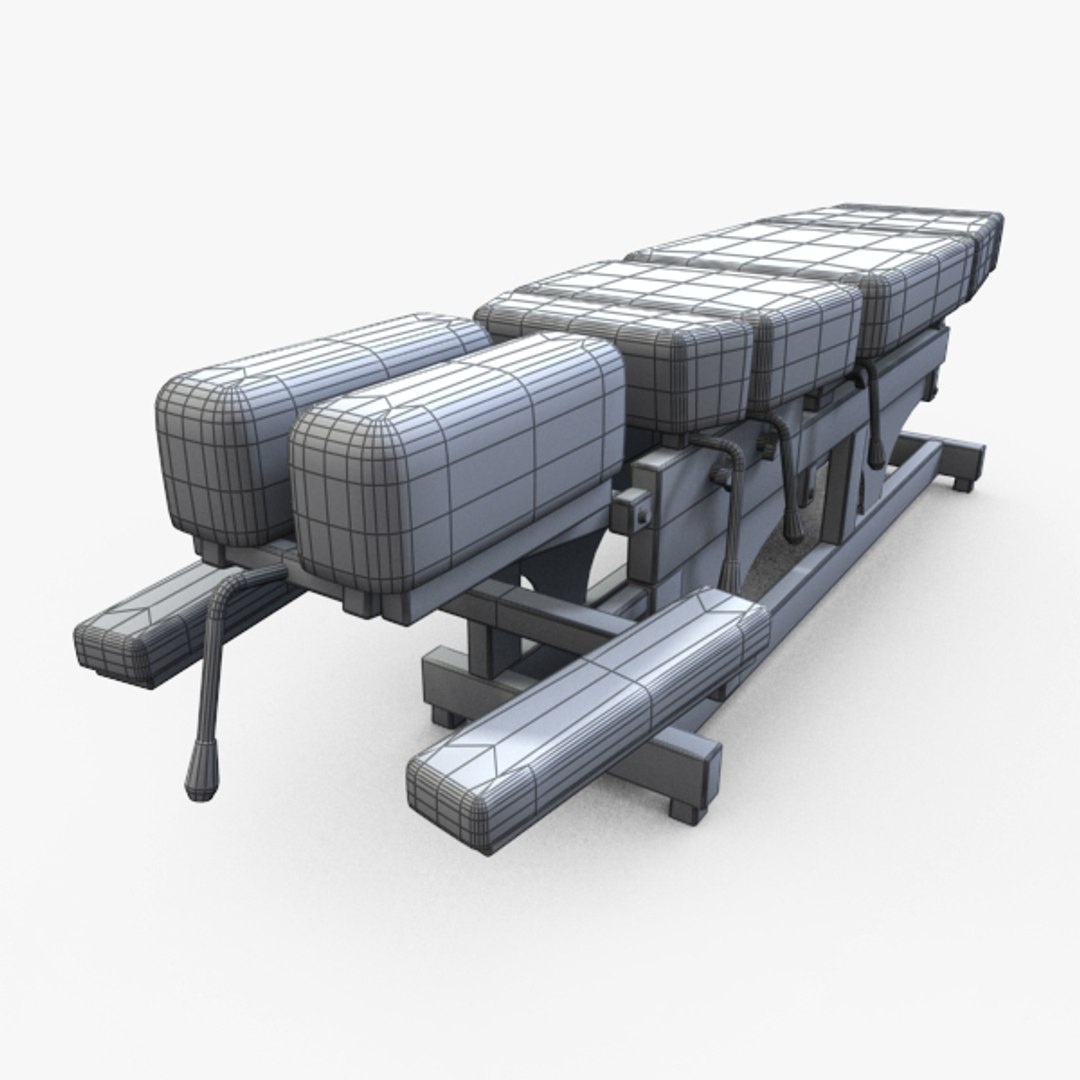 3d Model Chiropractic Table