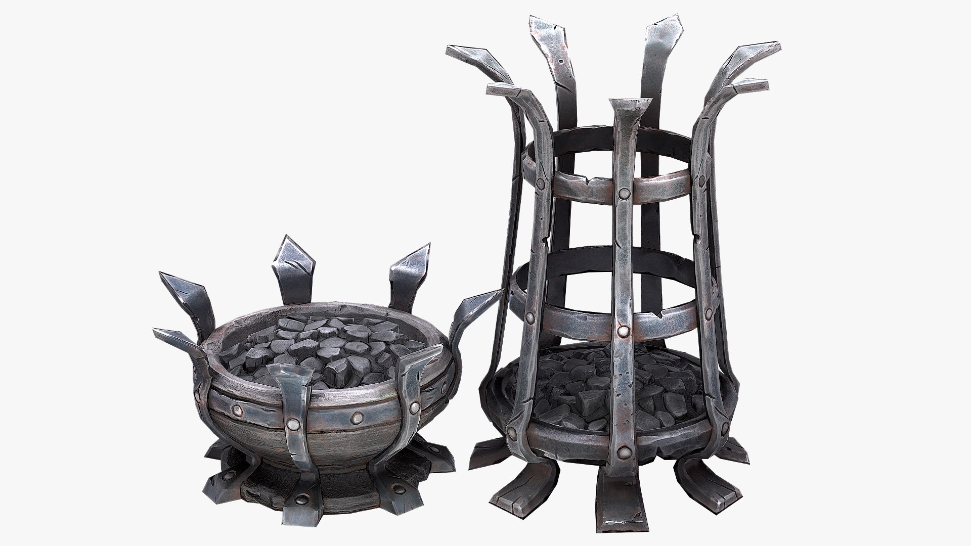 Brazier lighting pack 3D model - TurboSquid 1756774