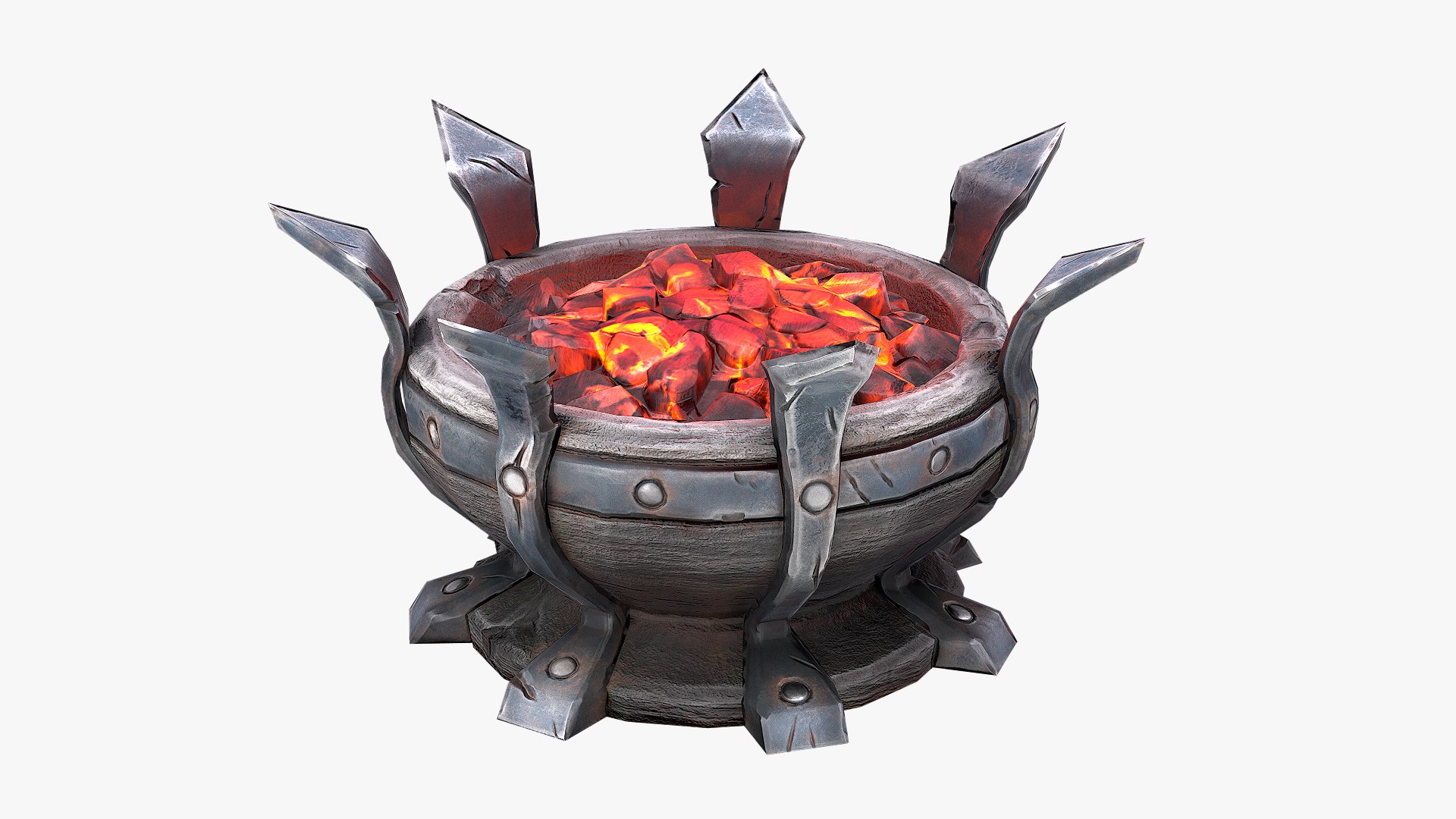 Brazier lighting pack 3D model - TurboSquid 1756774